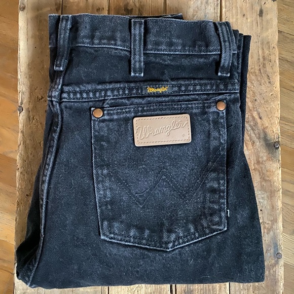 Wrangler | Jeans | Black Denim Wranglers For That Tall Drink Of Human ...
